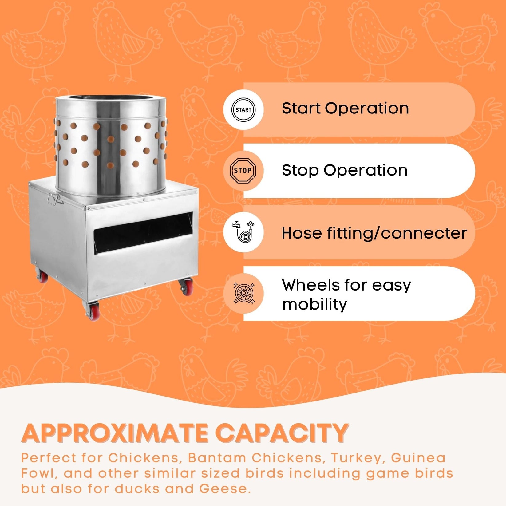 Automatic Chicken Poultry Plucker Industrial Machine | Delivered To U ...