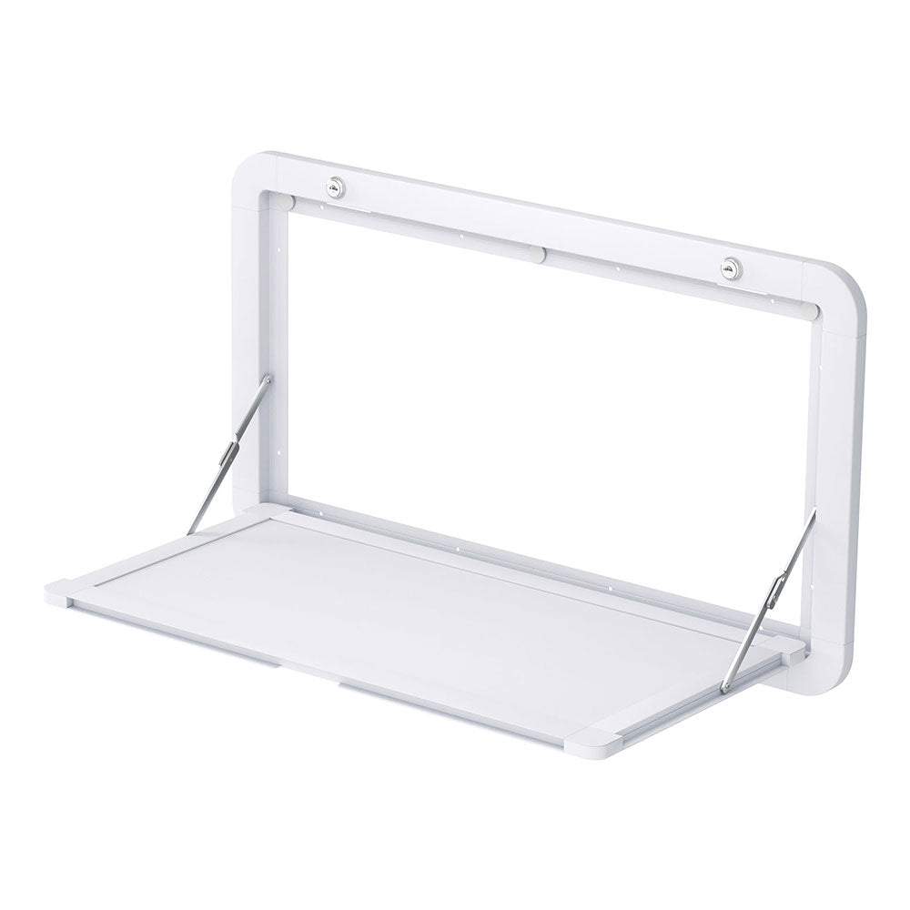 Weisshorn Caravan Table 800 X 450mm Folding Lockable White Ozdingo