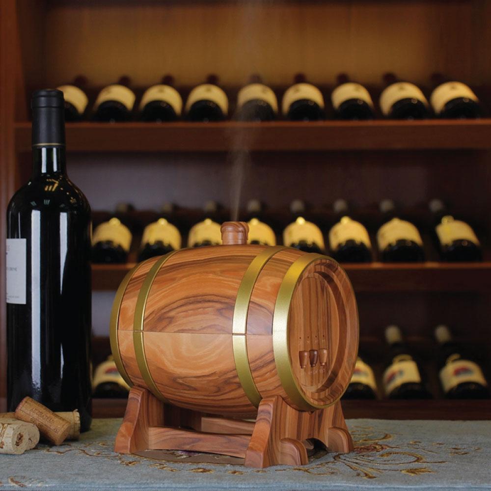 Barrel Essential Oil Aroma Diffuser 350ml - Ozdingo Online