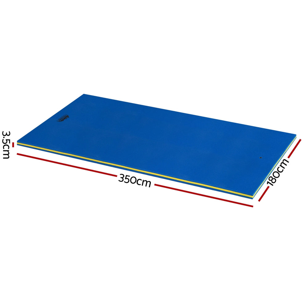 Weisshorn Floating Water Mat 3.5x1.8m Foam Pad Swimming Pool Platform ...