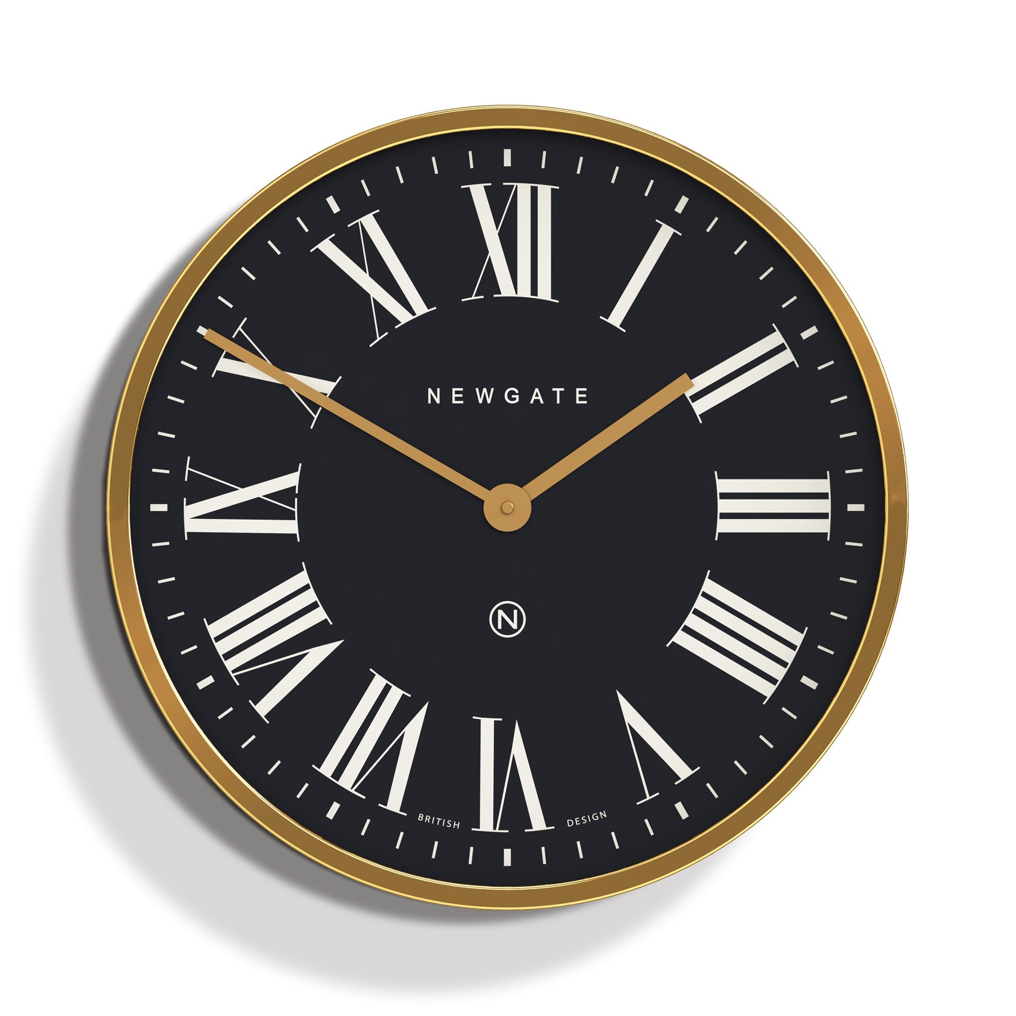 Newgate Mr Butler Wall Clock Radial Brass – Ozdingo
