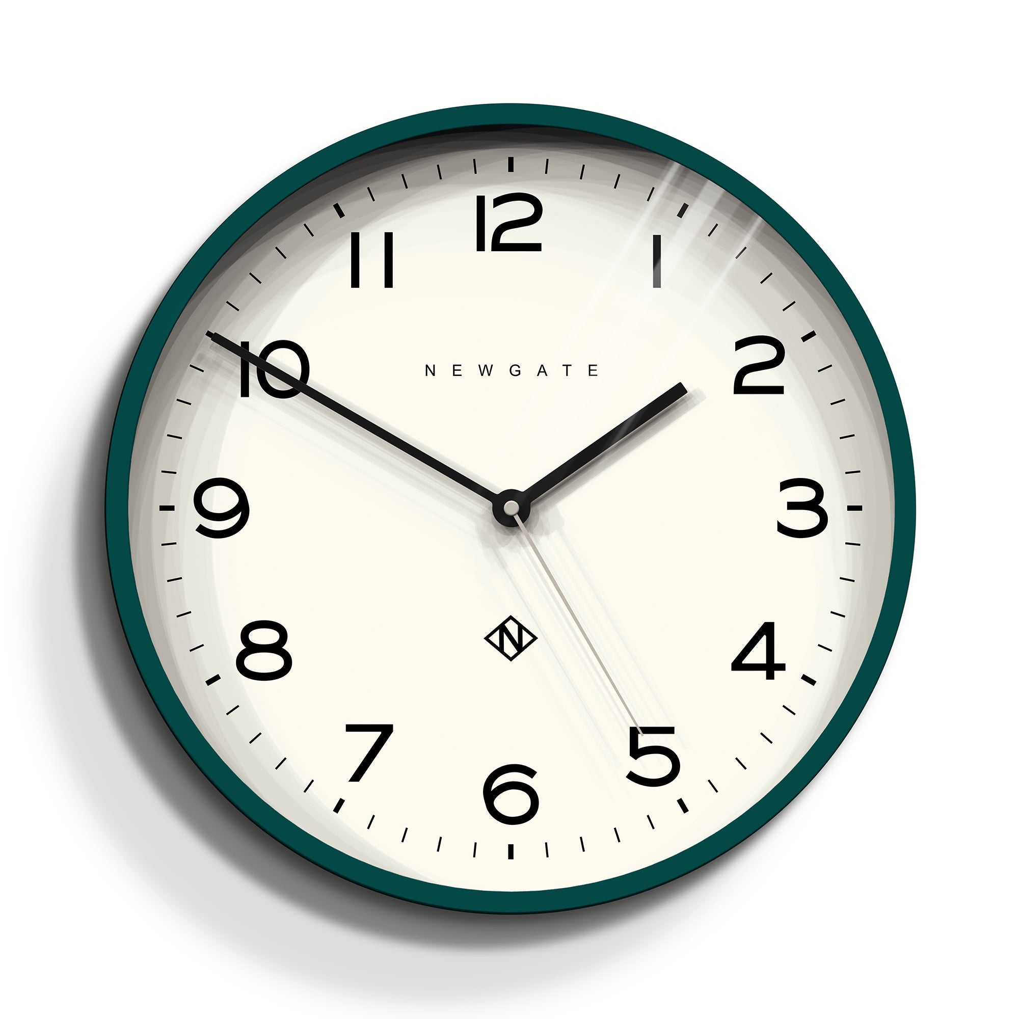 Newgate Number Three Echo Wall Clock Green – Ozdingo