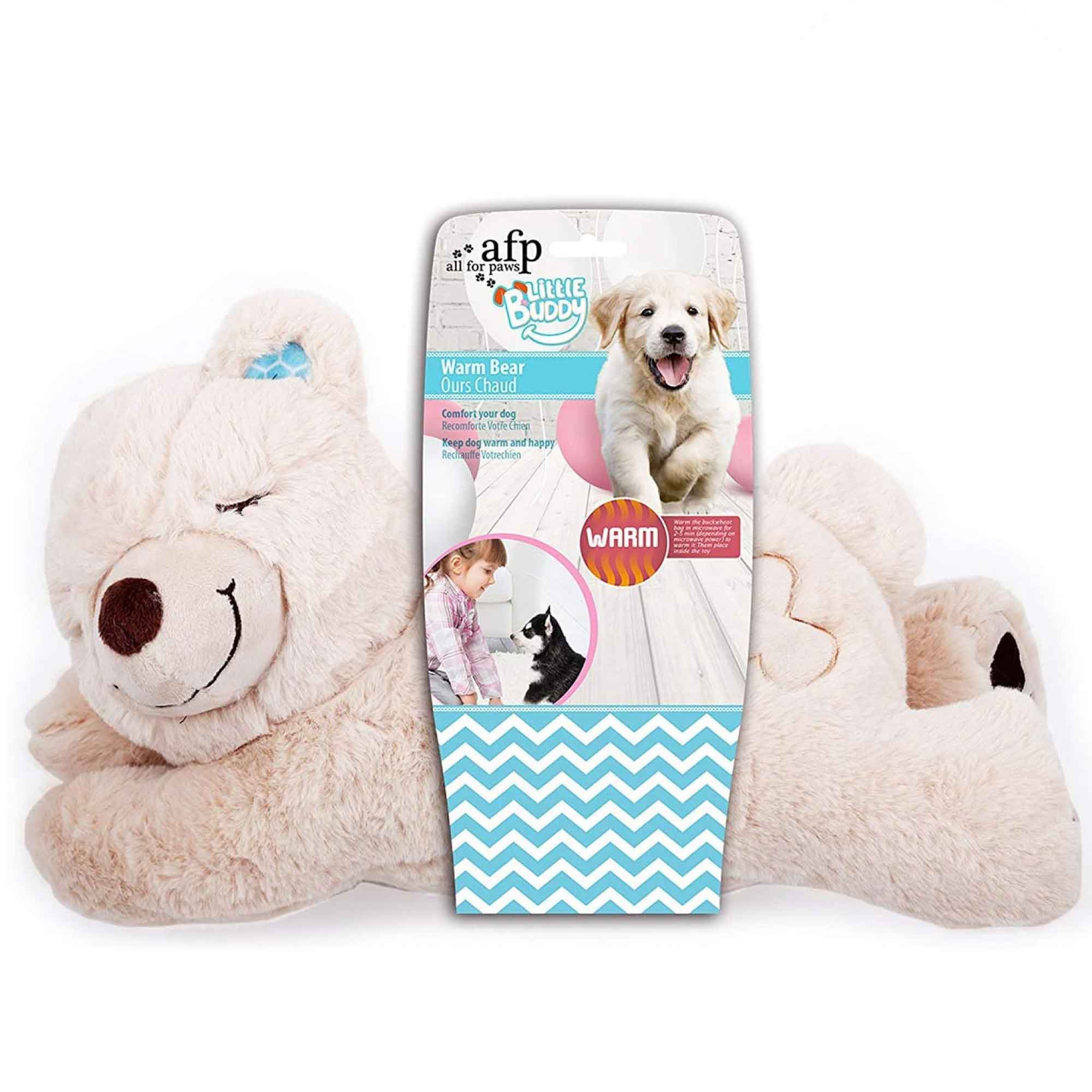 Puppy Warm Bear Toy 'All For Paws' - Ozdingo