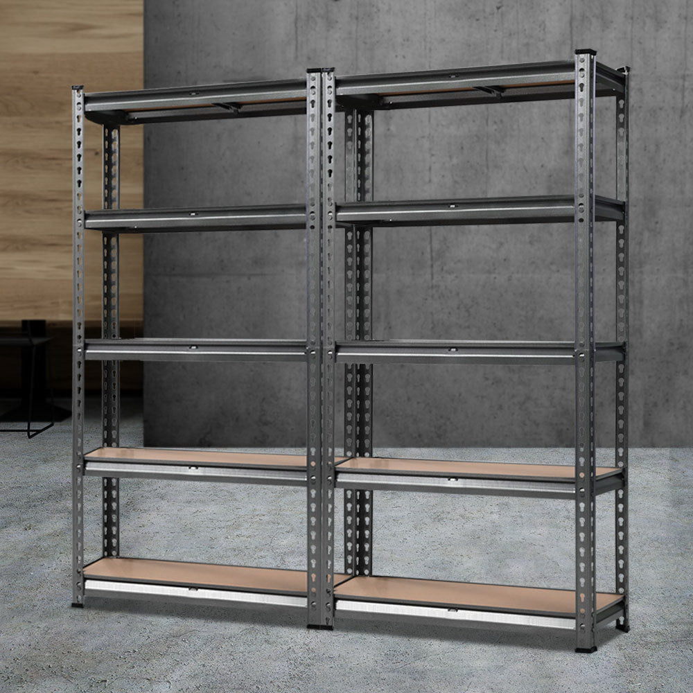 Giantz 2x1.5M Steel Warehouse Racking Rack Shelving Storage Garage She ...